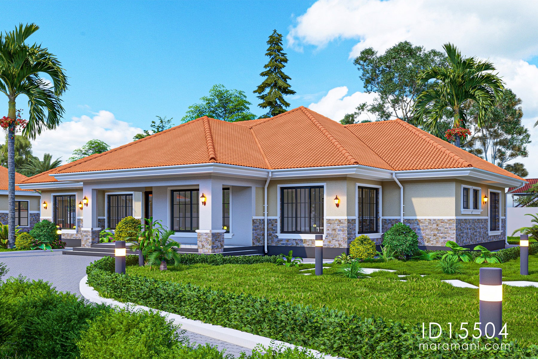 5 Bedroom Bungalow House Plans With Porches 5 Bedroom Bungalow With