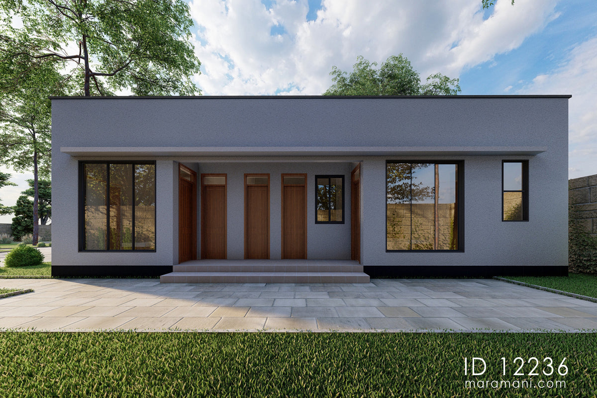 Staff quarters plan - ID 12236 - by Maramani SEO