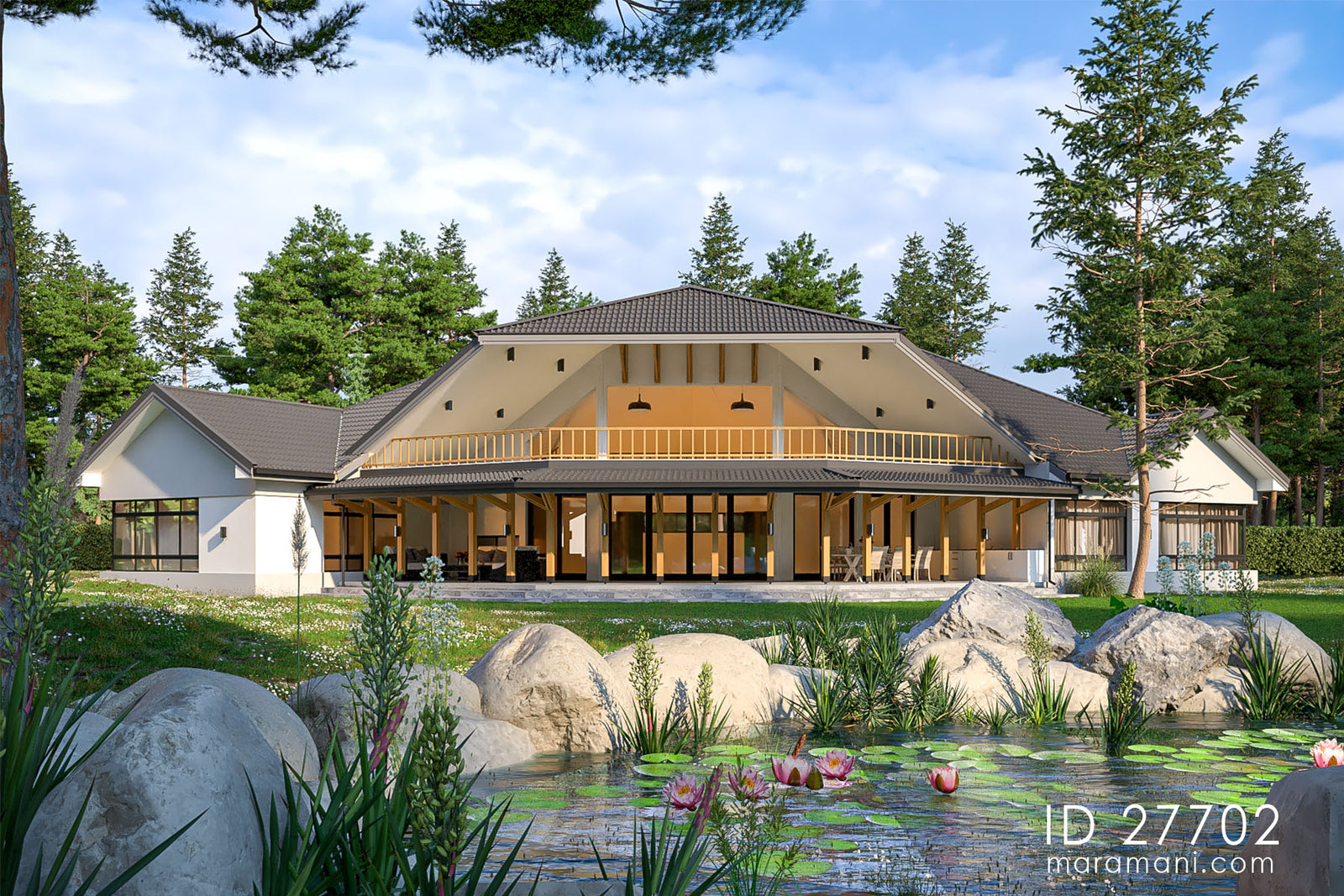 Modern Home Plans | Modern Mansion Floor plans Designs by Maramani.com