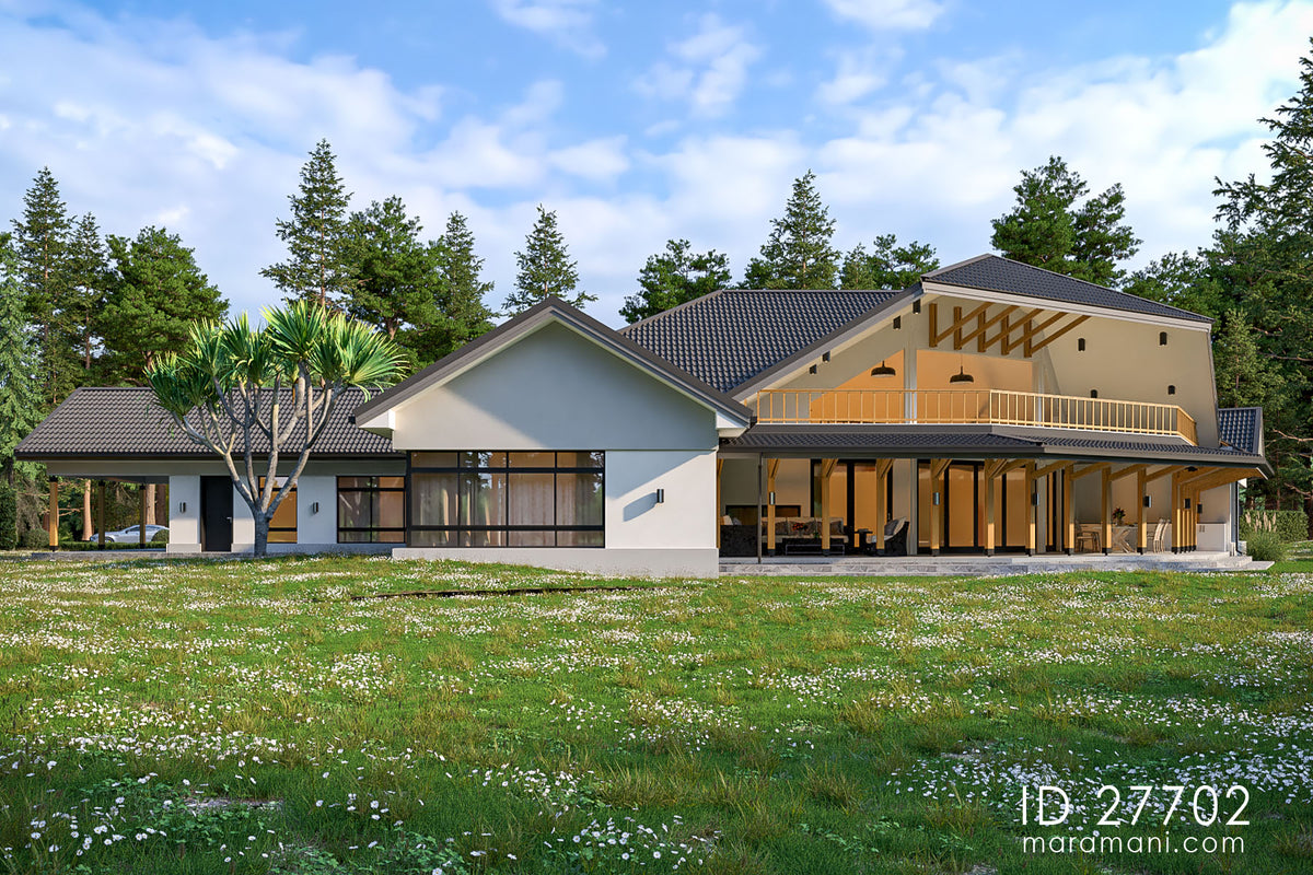 Modern Home Plans | Modern Mansion Floor plans Designs by Maramani.com