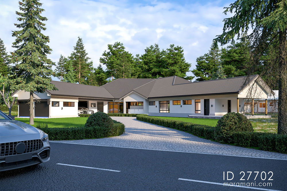 2-Storey 7 Bedroom Farmhouse - ID 27702 - House design by Maramani