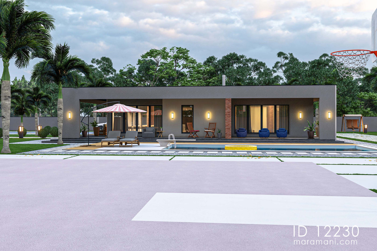 2 Bedroom Contemporary Villa - ID 12230