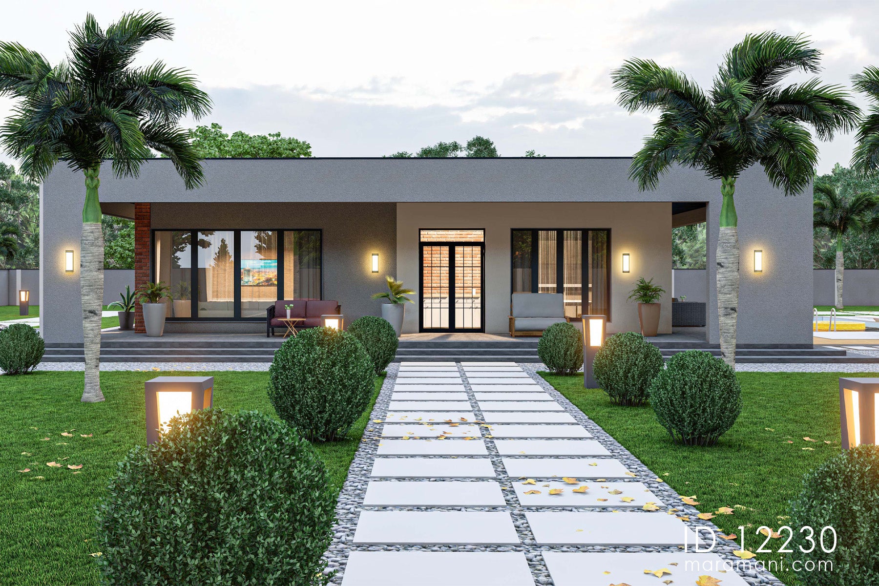 2 Bedroom Contemporary Villa - ID 12230