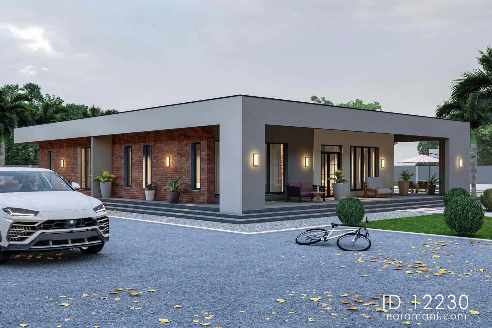 2 Bedroom Contemporary Villa - ID 12230