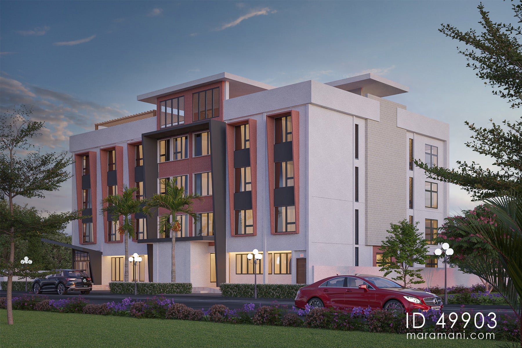 37 Room Hotel Design - ID 49903 - Plan by Maramani.com