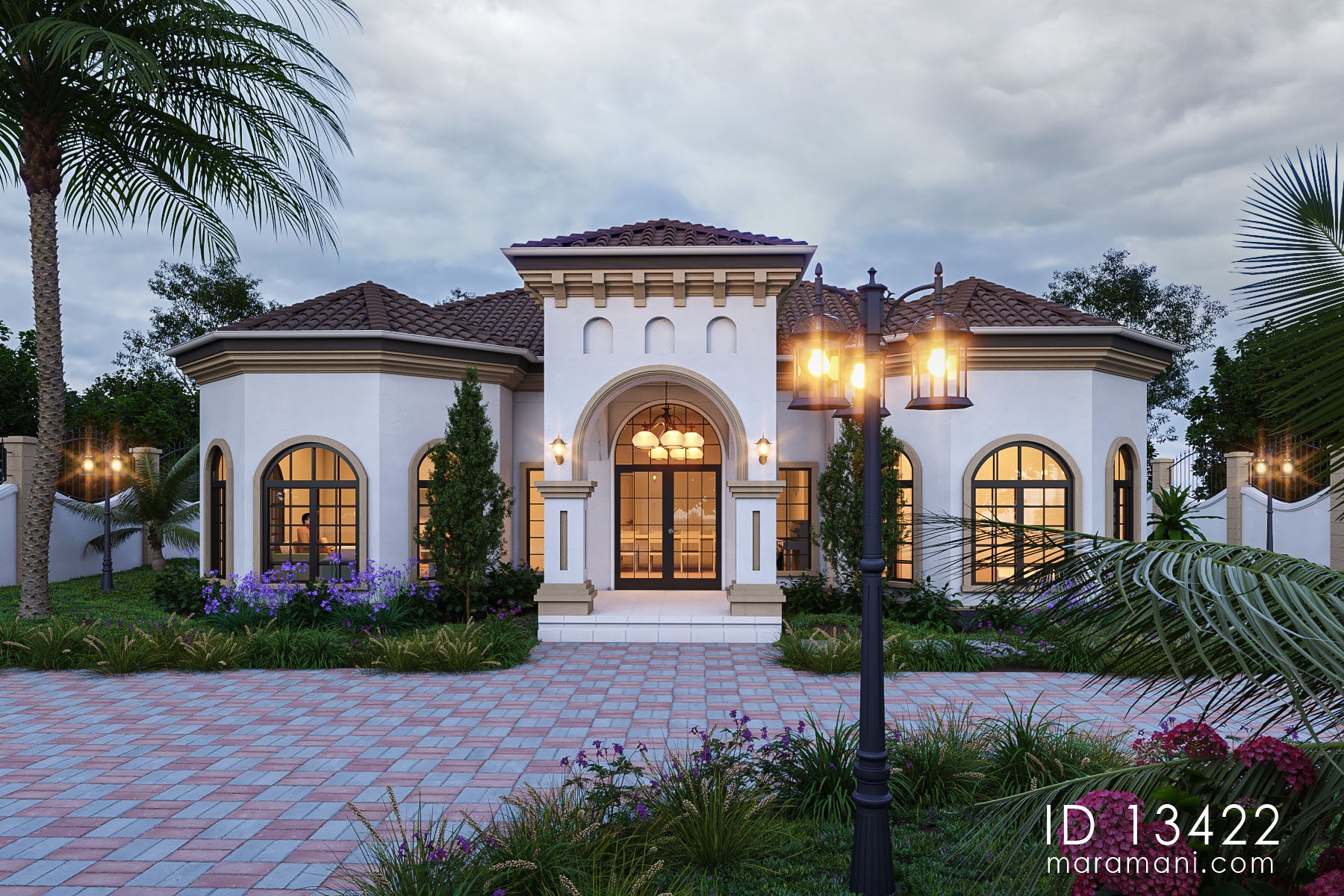 Mediterranean House Idea Mediterranean House Plan Built In California