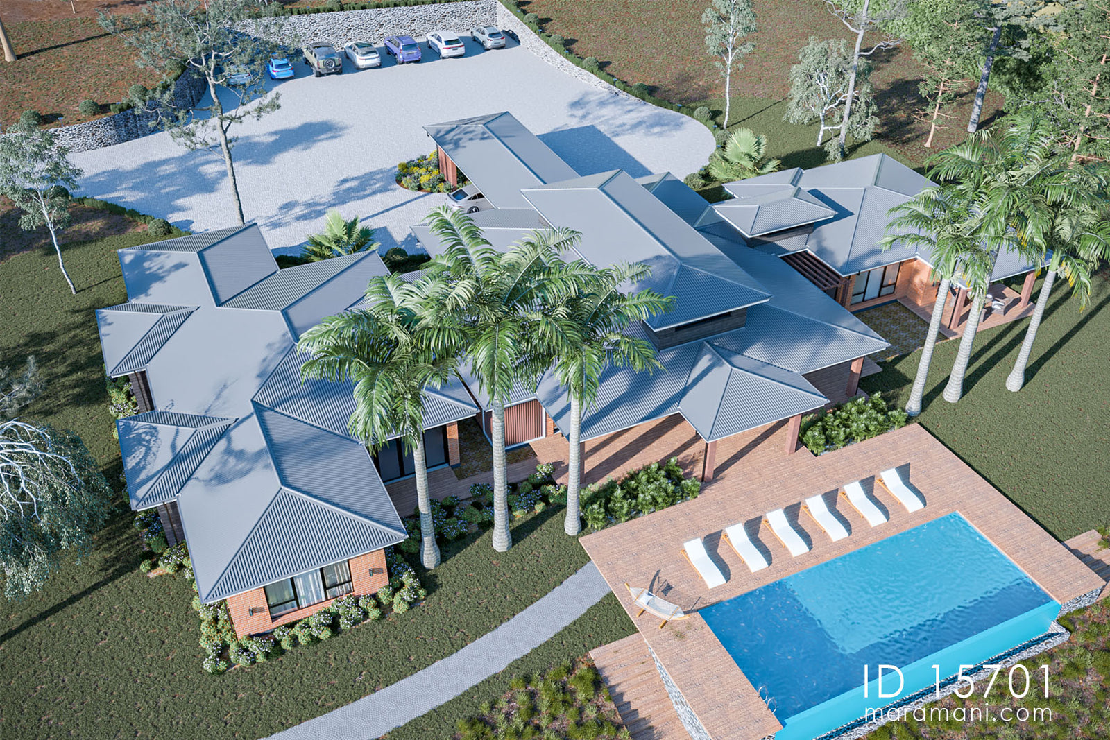 5 Bedroom Farmhouse Plan - ID 15701 - Designs by Maramani.com