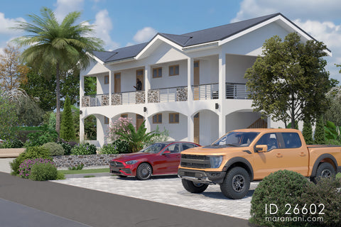 Modern Studio Apartment Block Design - ID 26602 - Plan by Maramani