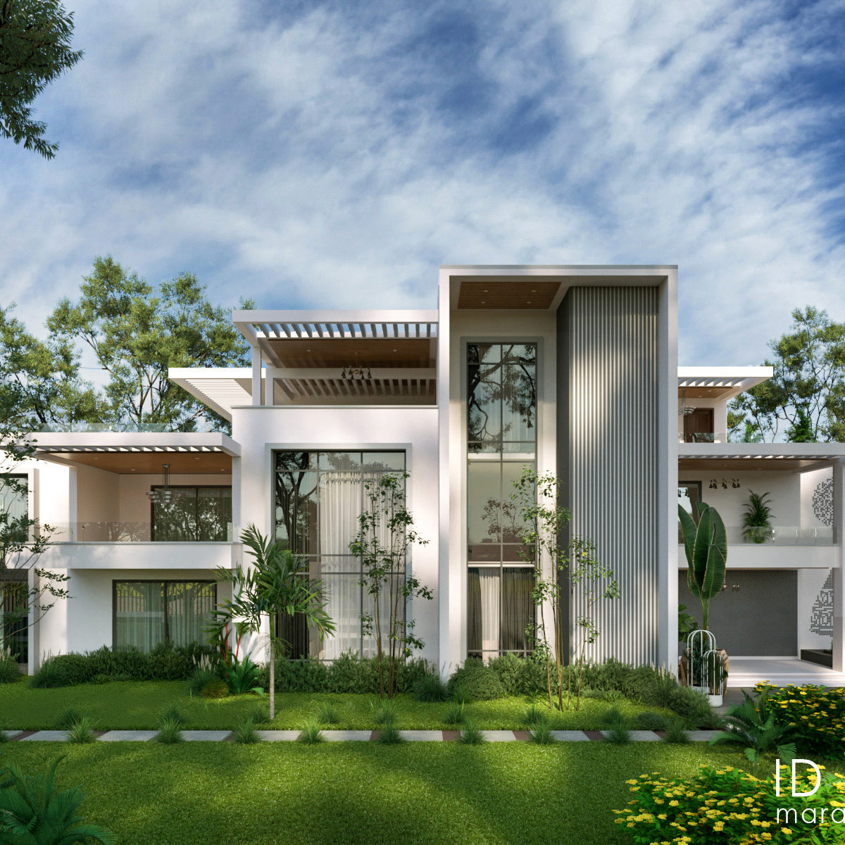Great Rooms Contemporary Modern Mansion