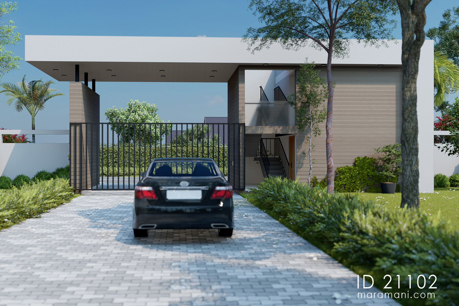 Gatehouse design - ID 21102 - Floor plan by Maramani