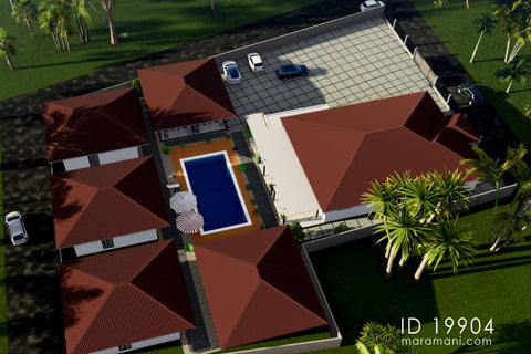 Holiday Lodge Design - ID 19904 - Floor plan by Maramani.com