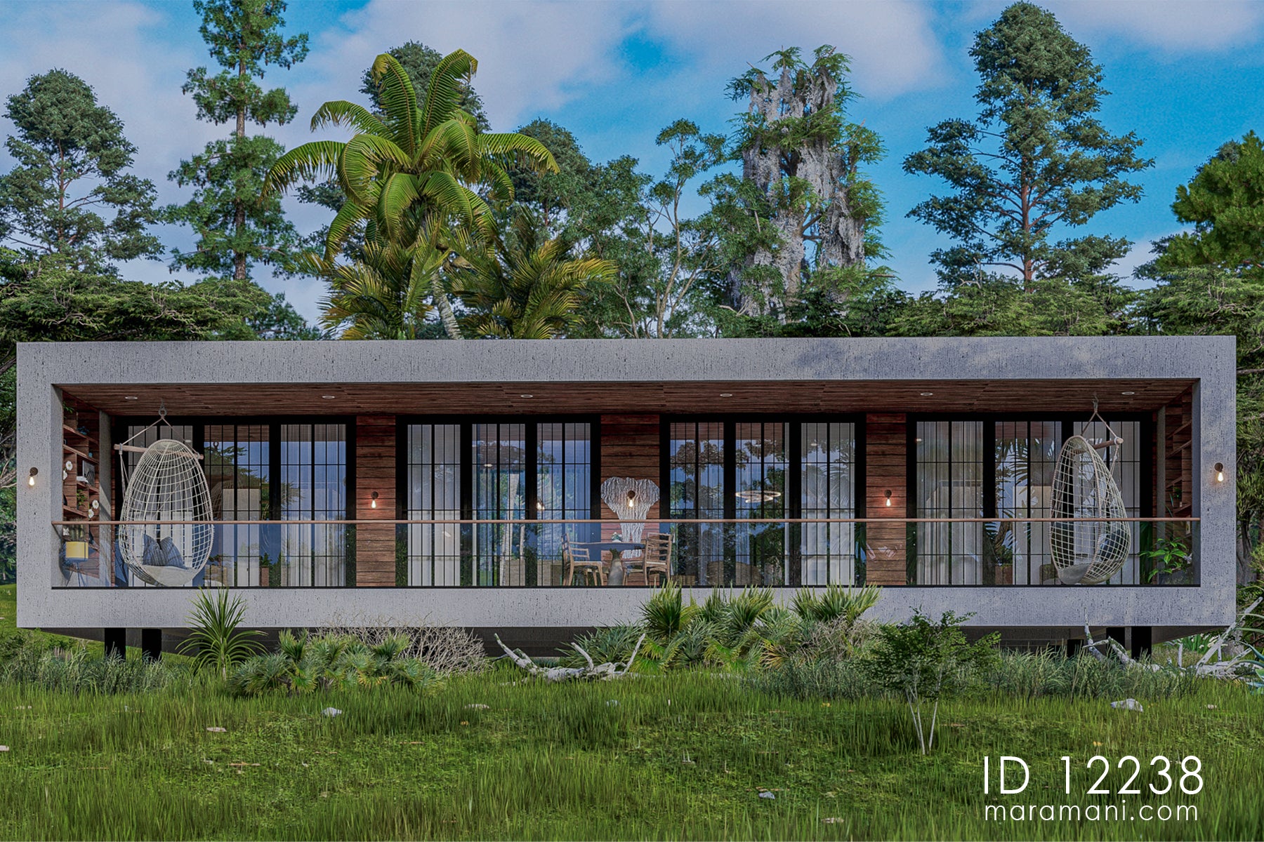 Rectangle Modern One Story Modern Homes Modern Rectangular Shaped