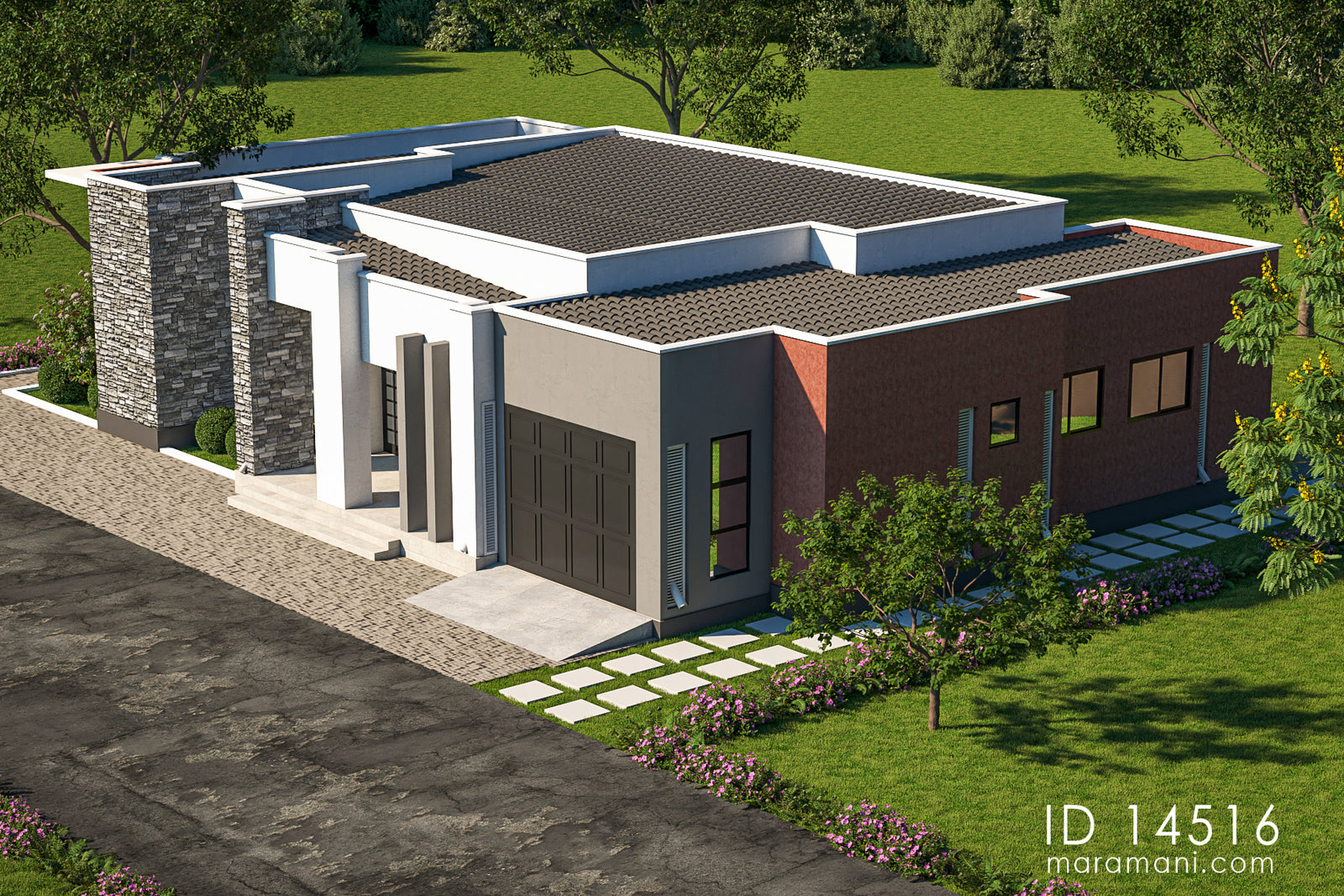 4 spacious bedrooms House Plan - ID 14516 - By Maramani SEO