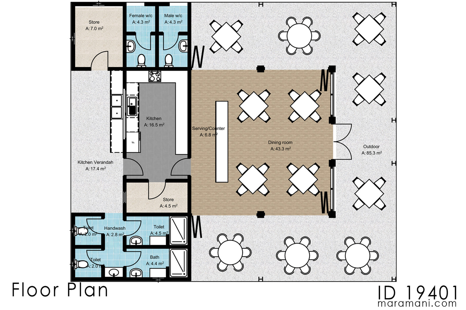 Versatile Single-Story Plan with Indoor & Outdoor Dining Area - ID ...