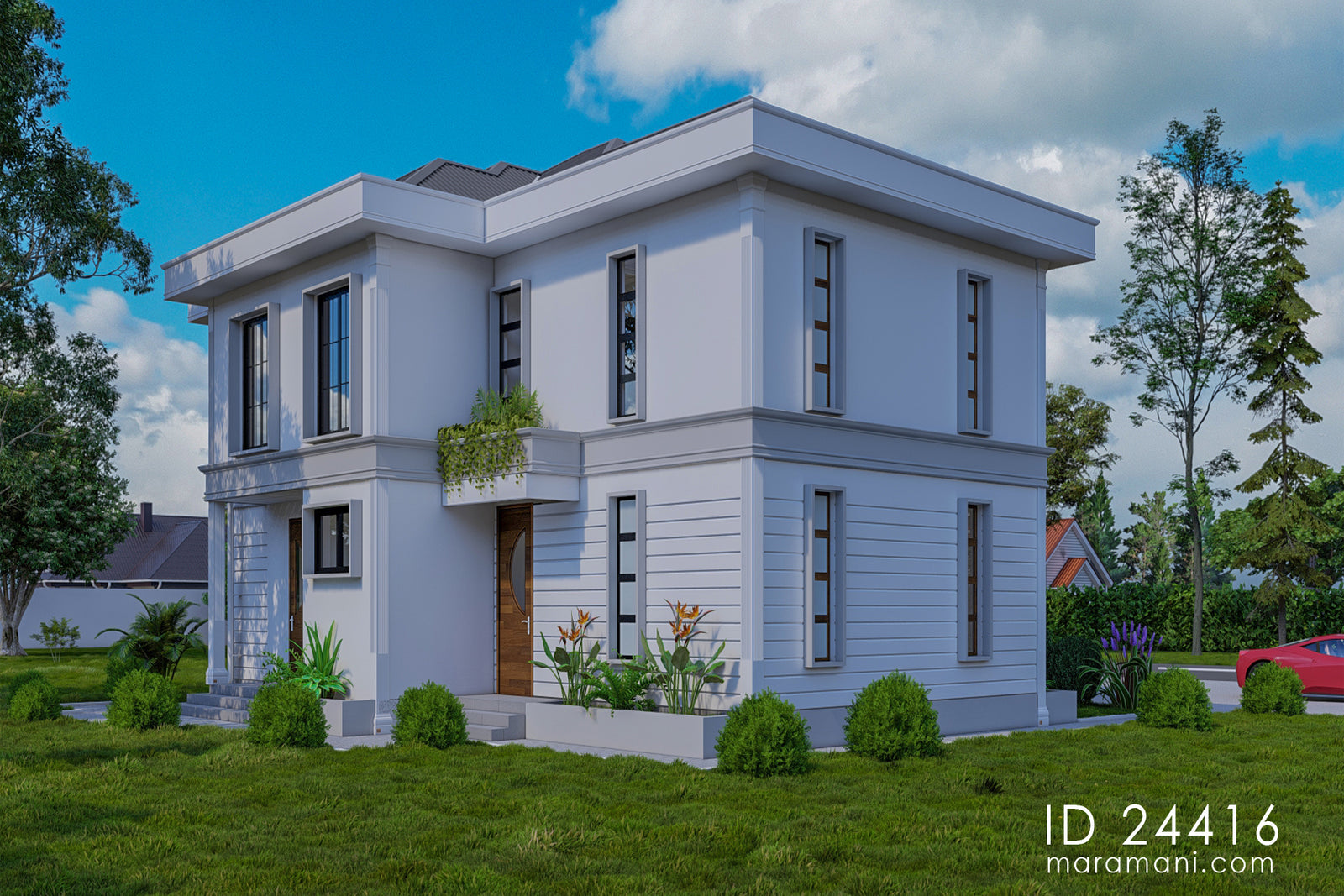 4-Bedroom, 2-Story House Plan - ID 24416 - By Maramani SEO