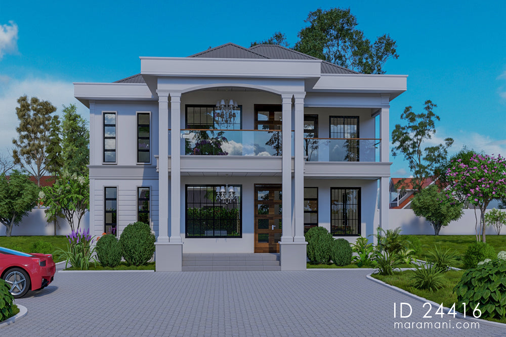 4-Bedroom, 2-Story House Plan - ID 24416 - By Maramani SEO