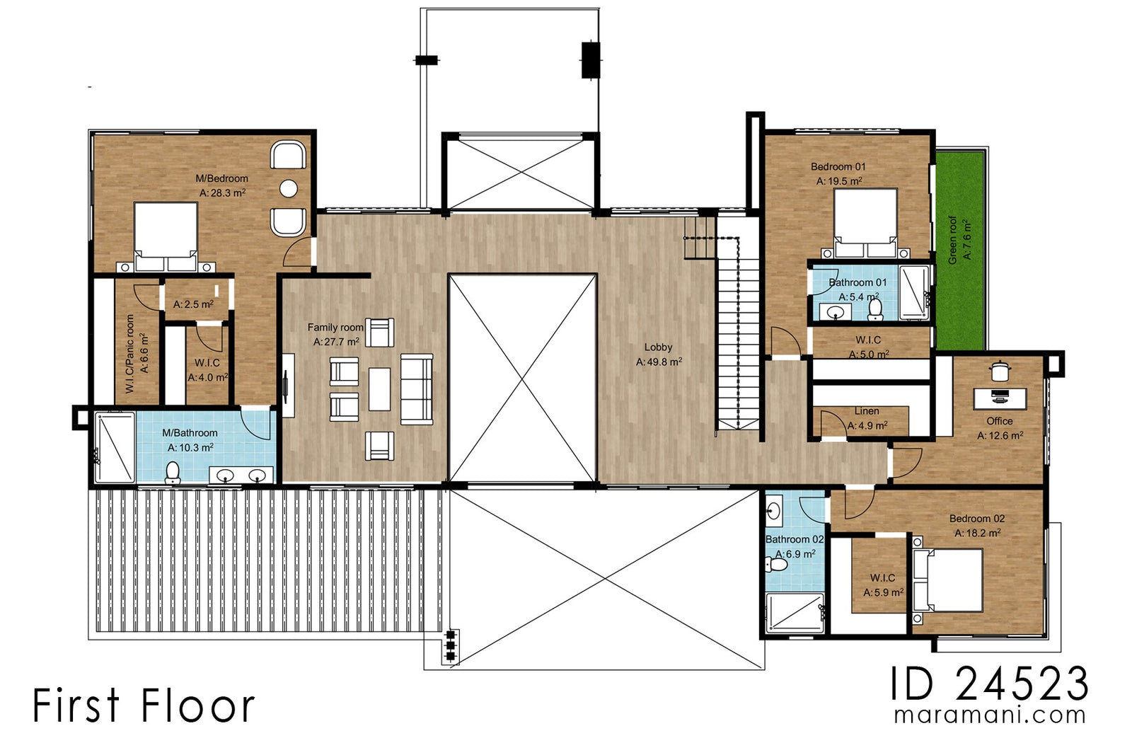 Lavish 2-Storey 4-Bedroom House - ID 24523 - By Maramani SEO