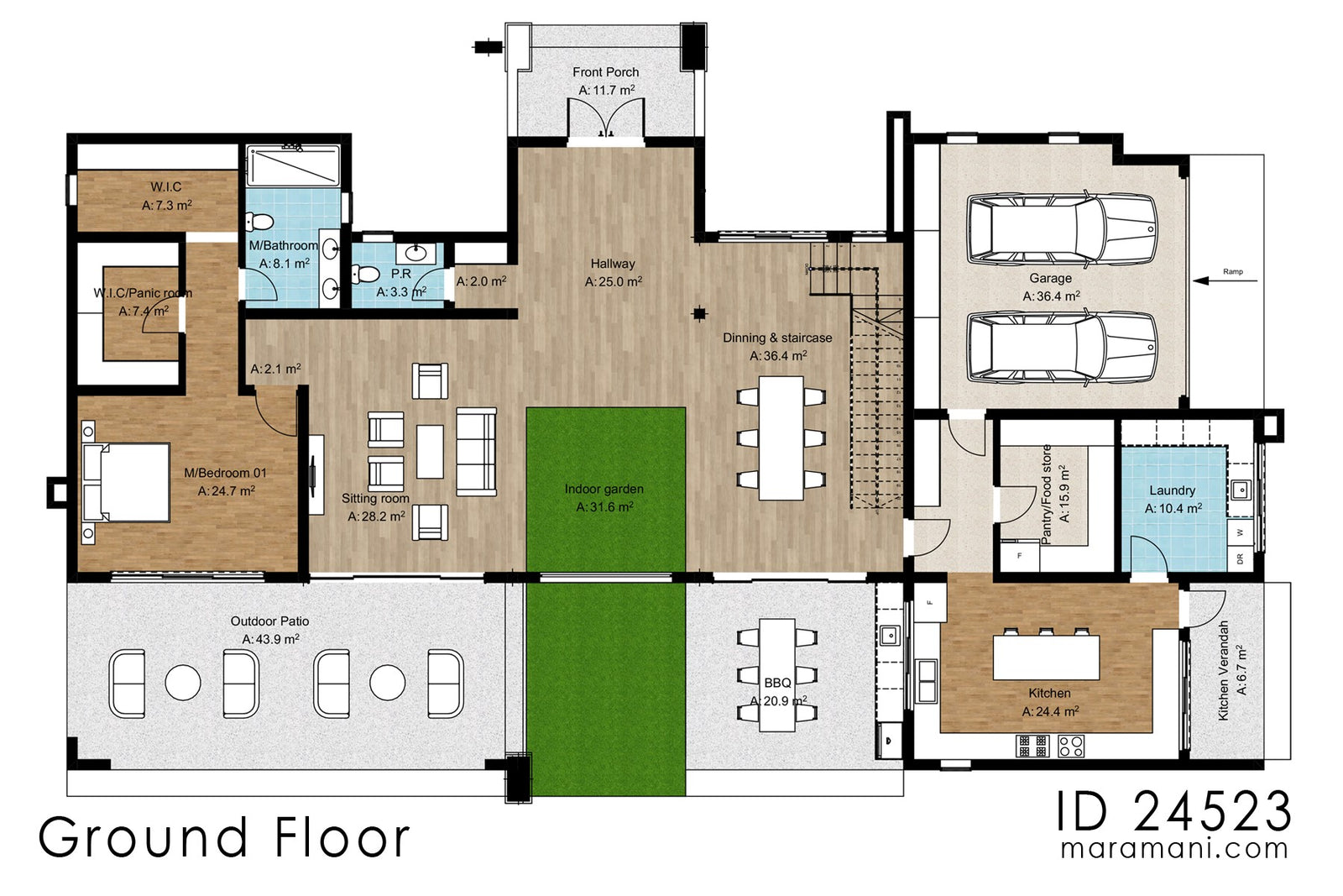 Lavish 2-Storey 4-Bedroom House - ID 24523 - By Maramani SEO