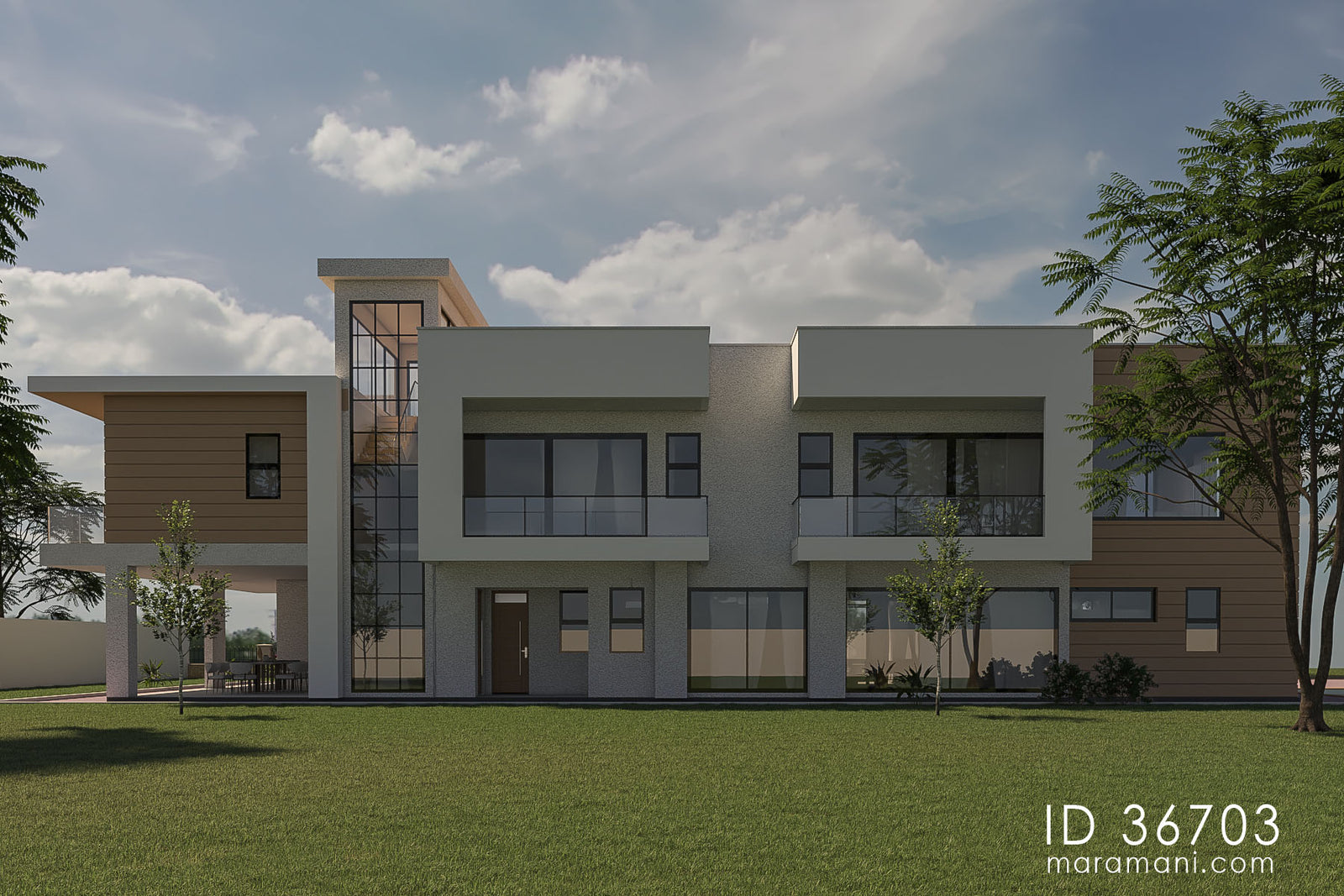 Modern Home Plans | Modern Mansion Floor plans Designs by Maramani.com