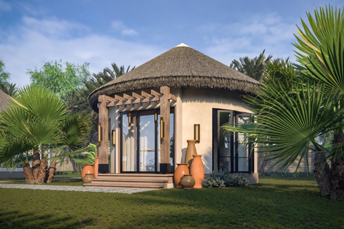 Modern Thatch Roof House Plan and Traditional thatch roof house plans