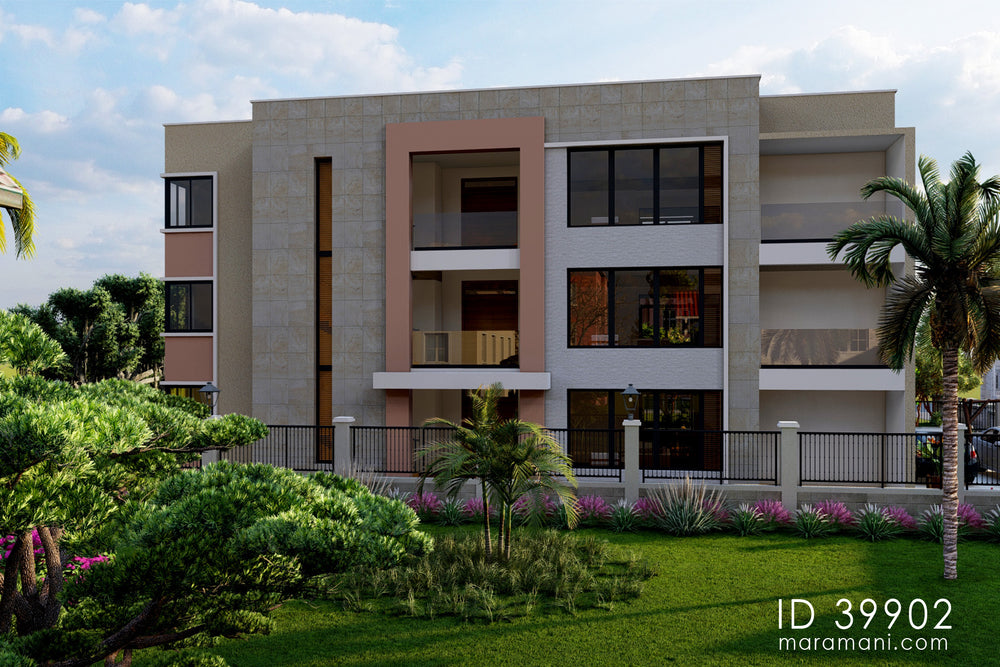 Rental Apartment House Plan - ID 39902 - Floor Plan by Maramani