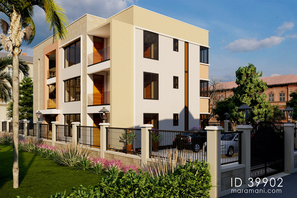 Rental Apartment House Plan - ID 39902 - Floor Plan by Maramani