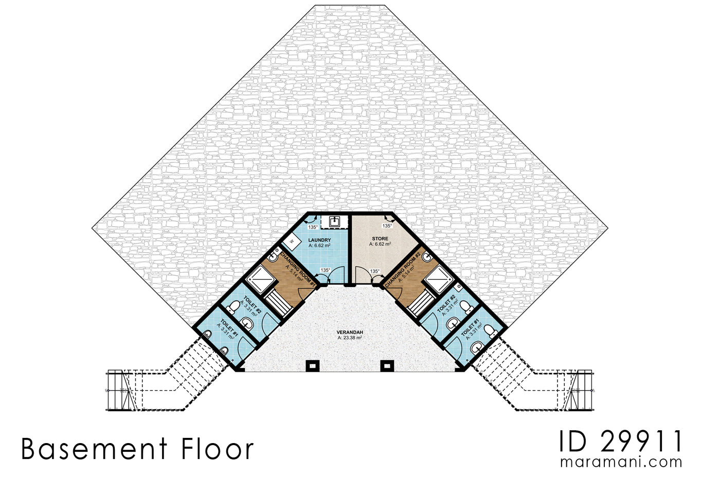 Spacious 2-Story Restaurant, Bar, and 5-Bedroom Complex - ID 29911