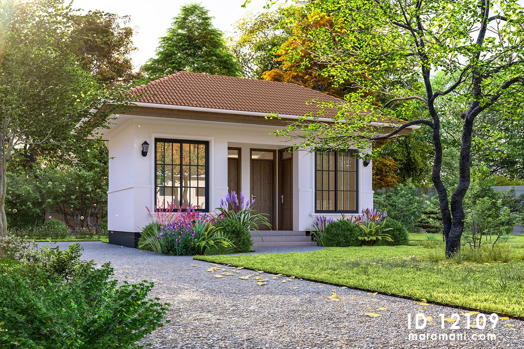 Staff housing 2 bedroom plan | ID 12109 | House plan by Maramani