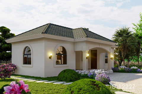 Two Bedroom House Plan - ID 12227 - Floor Plans by Maramani.com