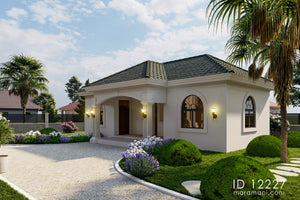Two Bedroom House Plan - ID 12227 - Floor Plans by Maramani.com