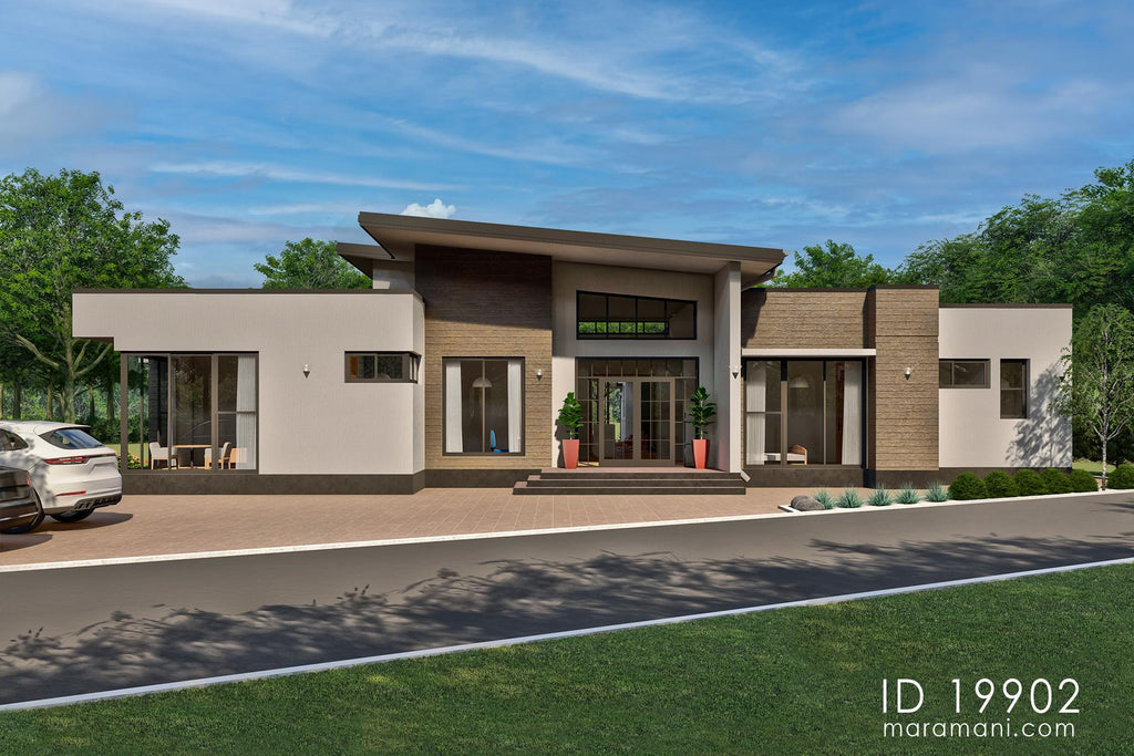 12 Bedroom Homes 7 Bedrooms Modern Home Design Plan 12mx20m