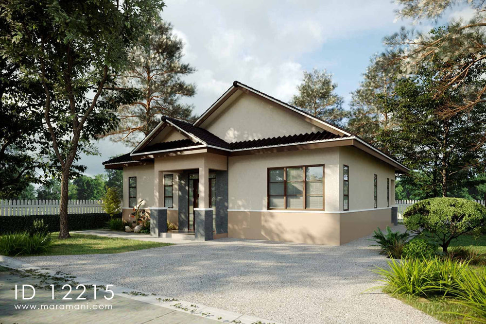 2 bedroom family house - ID 12215 - House Plans by Maramani