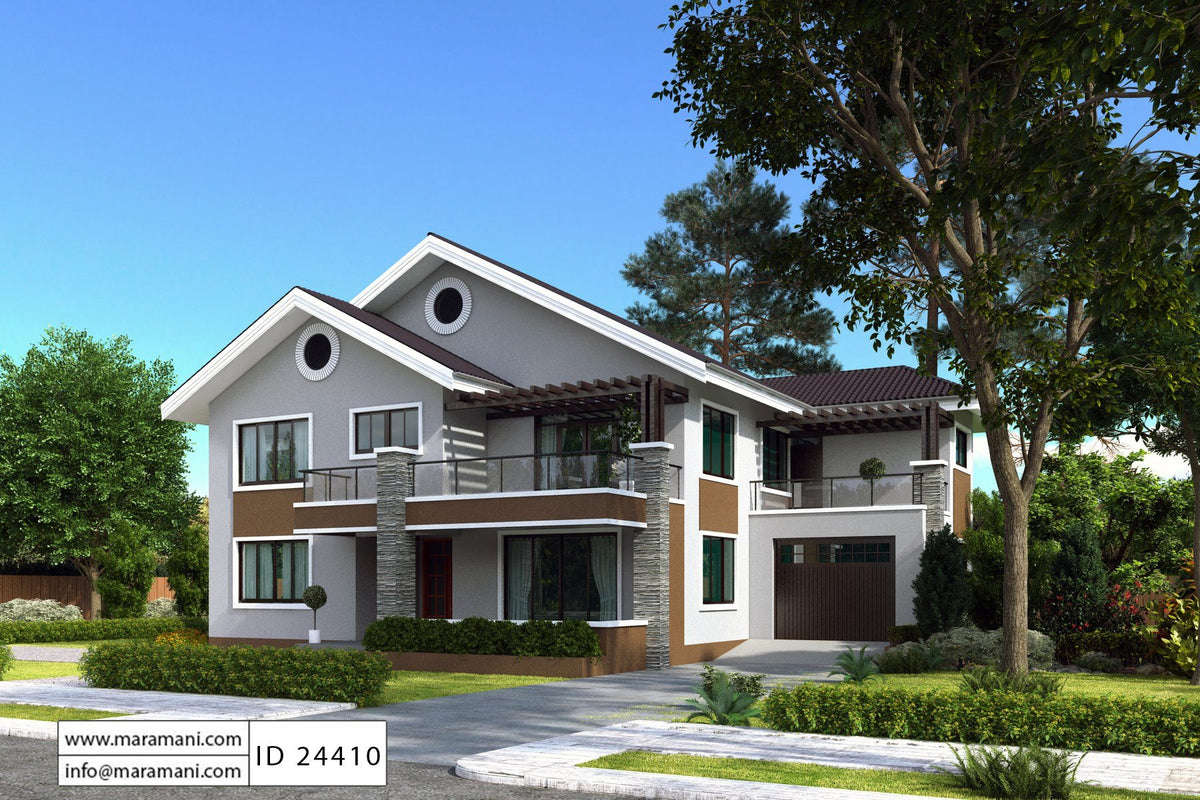 2 Story House Plan with Master Bedroom Upstairs - ID 24410
