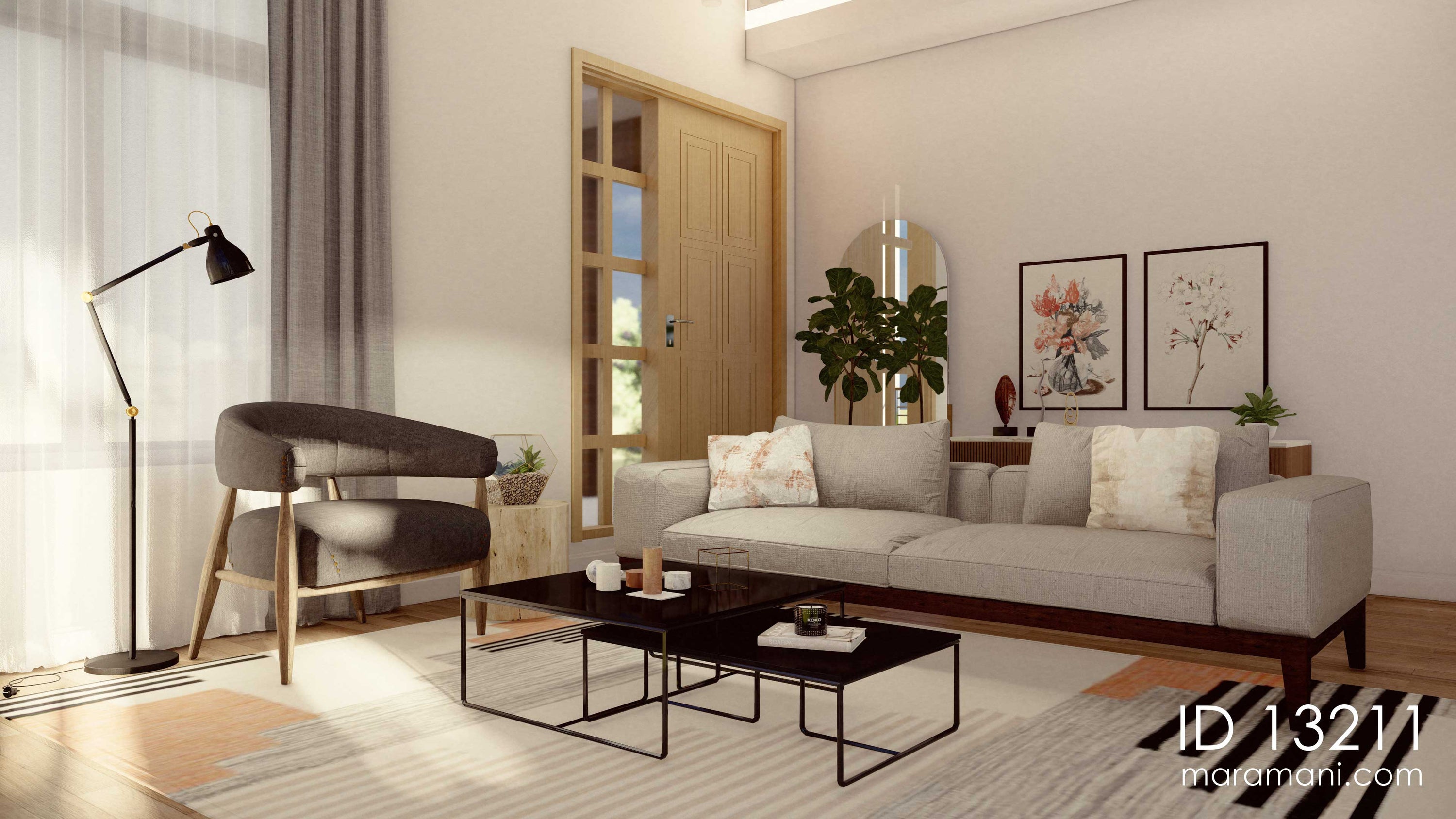 3 bedroom building plan - ID 13211 - House Designs by Maramani