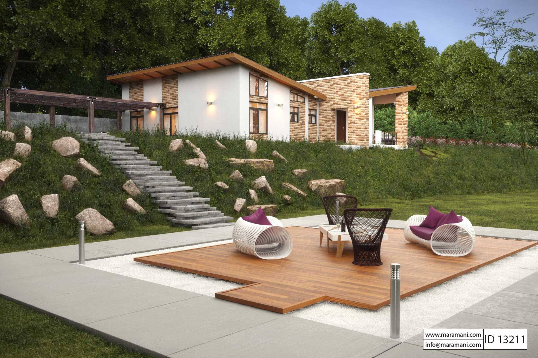 3 bedroom building plan - ID 13211 - House Designs by Maramani