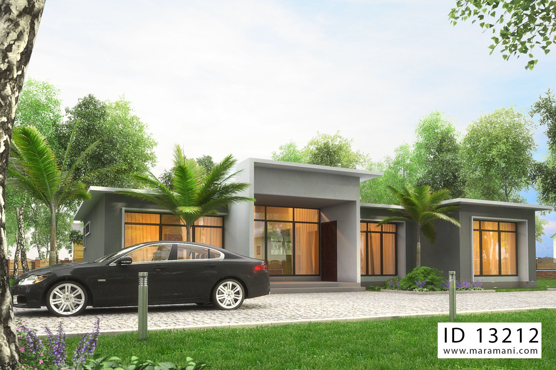 3 bedroom building plan - ID 13212 - House Designs by Maramani