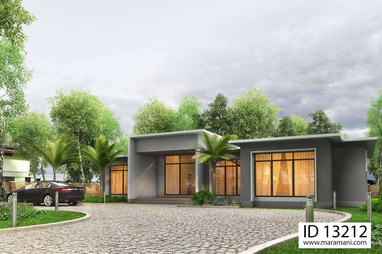 3 bedroom building plan - ID 13212 - House Designs by Maramani