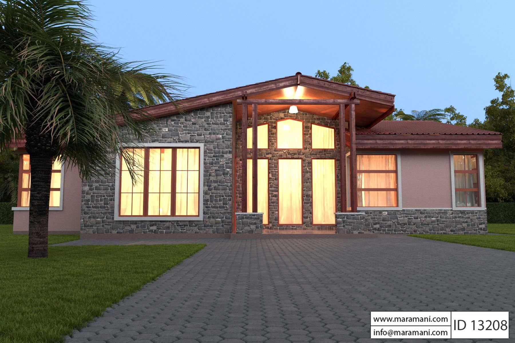 3 bedroom home design - ID 13208 - House Designs by Maramani