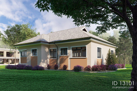 3 Bedroom House Plan - ID 13101 - House Designs by Maramani