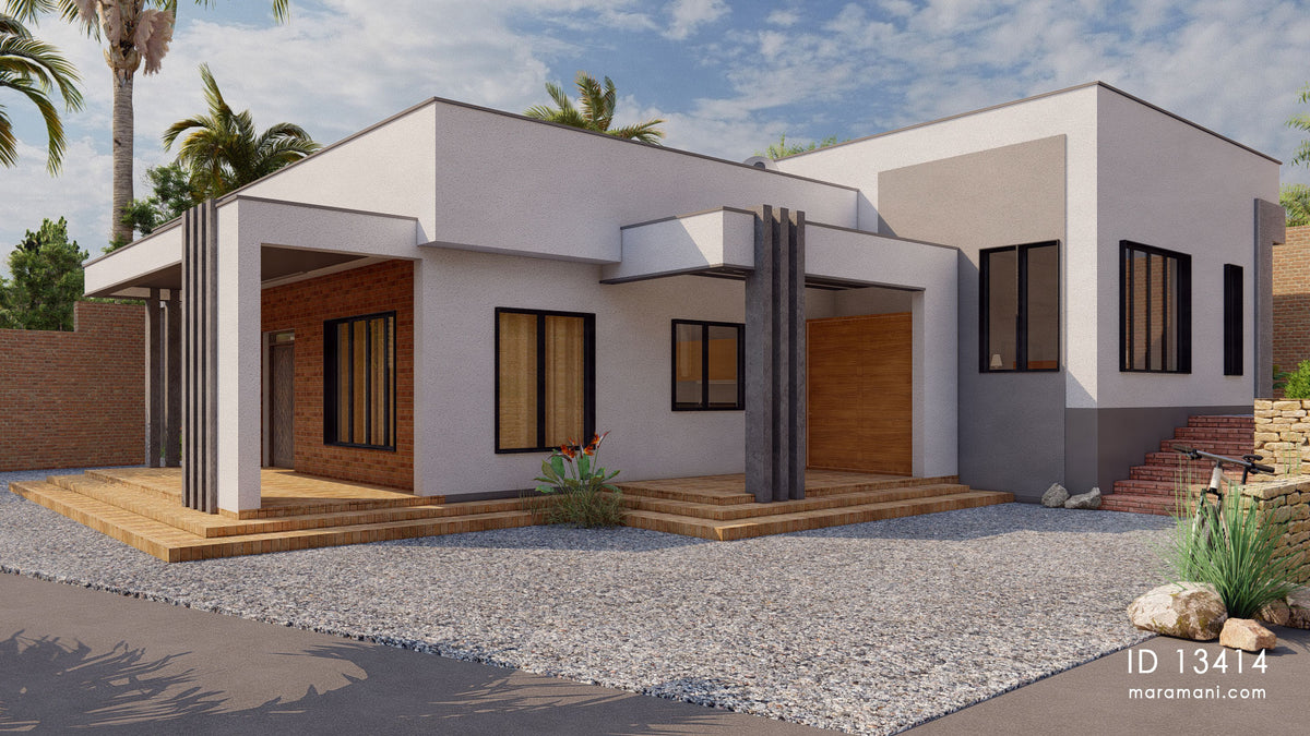 3 Bedroom House Plans & Designs for Africa - House Plans by Maramani ...