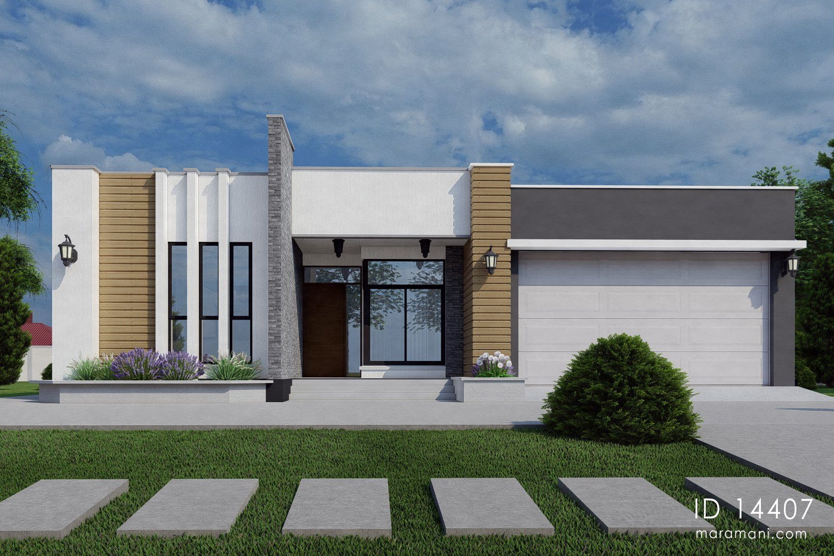 Single Storey House Plans Garage