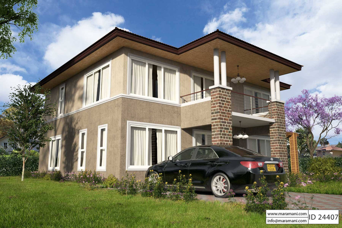 4 Room House Plan with Pictures - ID 24407 - House Plans Maramani.com