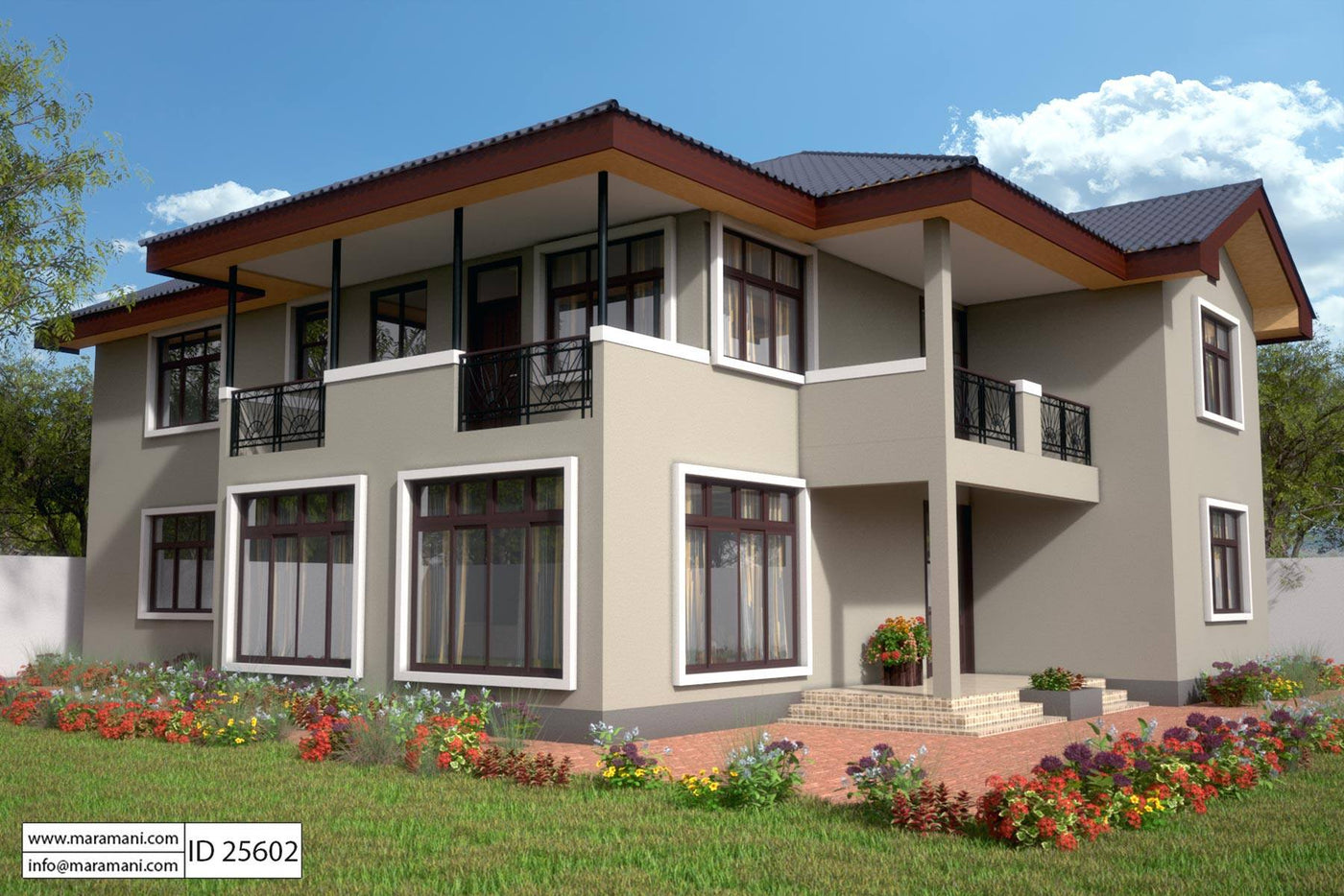5 Bedroom House Design - ID 25602 - House Plans by Maramani