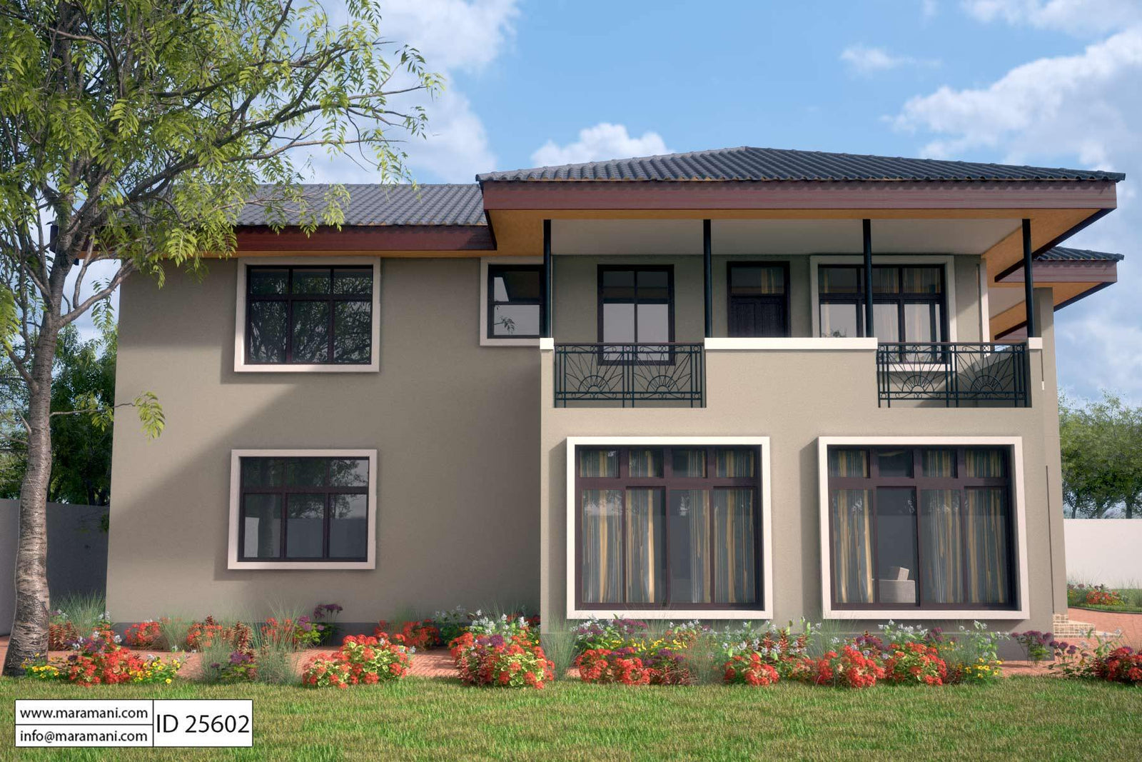 5 Bedroom House Design - ID 25602 - House Plans by Maramani