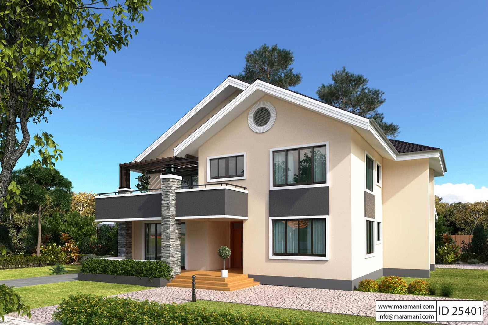 5 Bedroom House Plan - ID 25401 - Floor Plans by Maramani