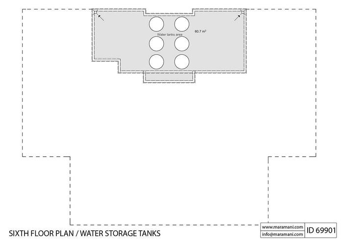 Apartment Complex Floor Plan - ID 69901 - Building Plans by Maramani