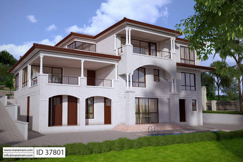 7 Bedroom House Design - ID 37801 - House Designs by Maramani