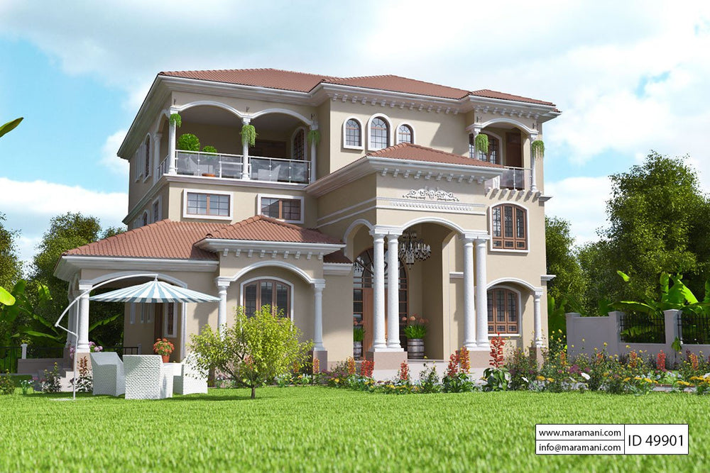 9 Bedroom House Design - ID 49901 - House Designs by Maramani