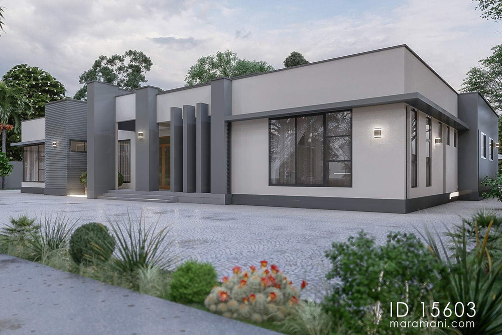 A Luxurious 5 Bedroom House Plan - ID 15603