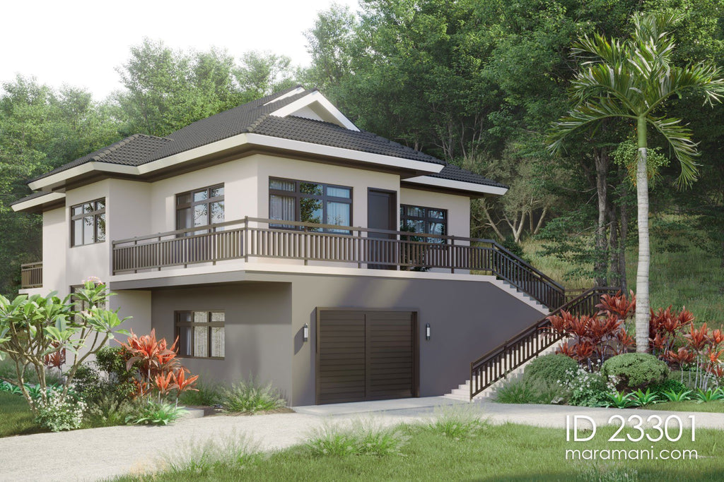 Modern Slope House Plans Stunning Japandi 3 Storey House On A Sloping